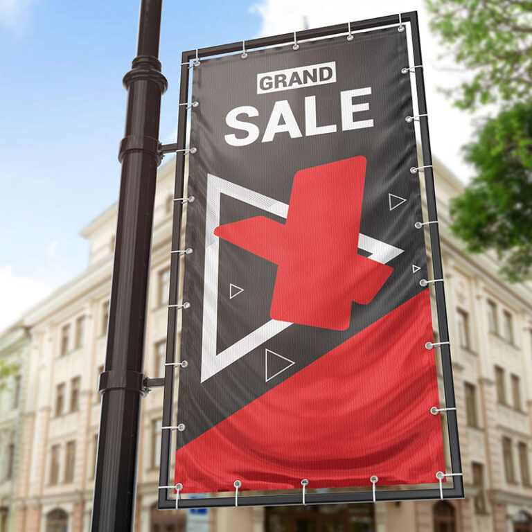 Vertical Mesh Banner - ForSigns Orlando