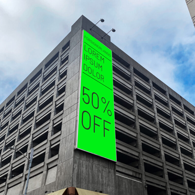 Vertical Vinyl Banner - ForSigns Orlando